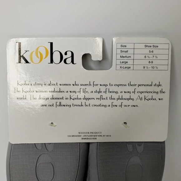 Kooba | Shoes | Nwt Kooba Faux Fur Ankle Grey Knit Top Slippers Xl ...